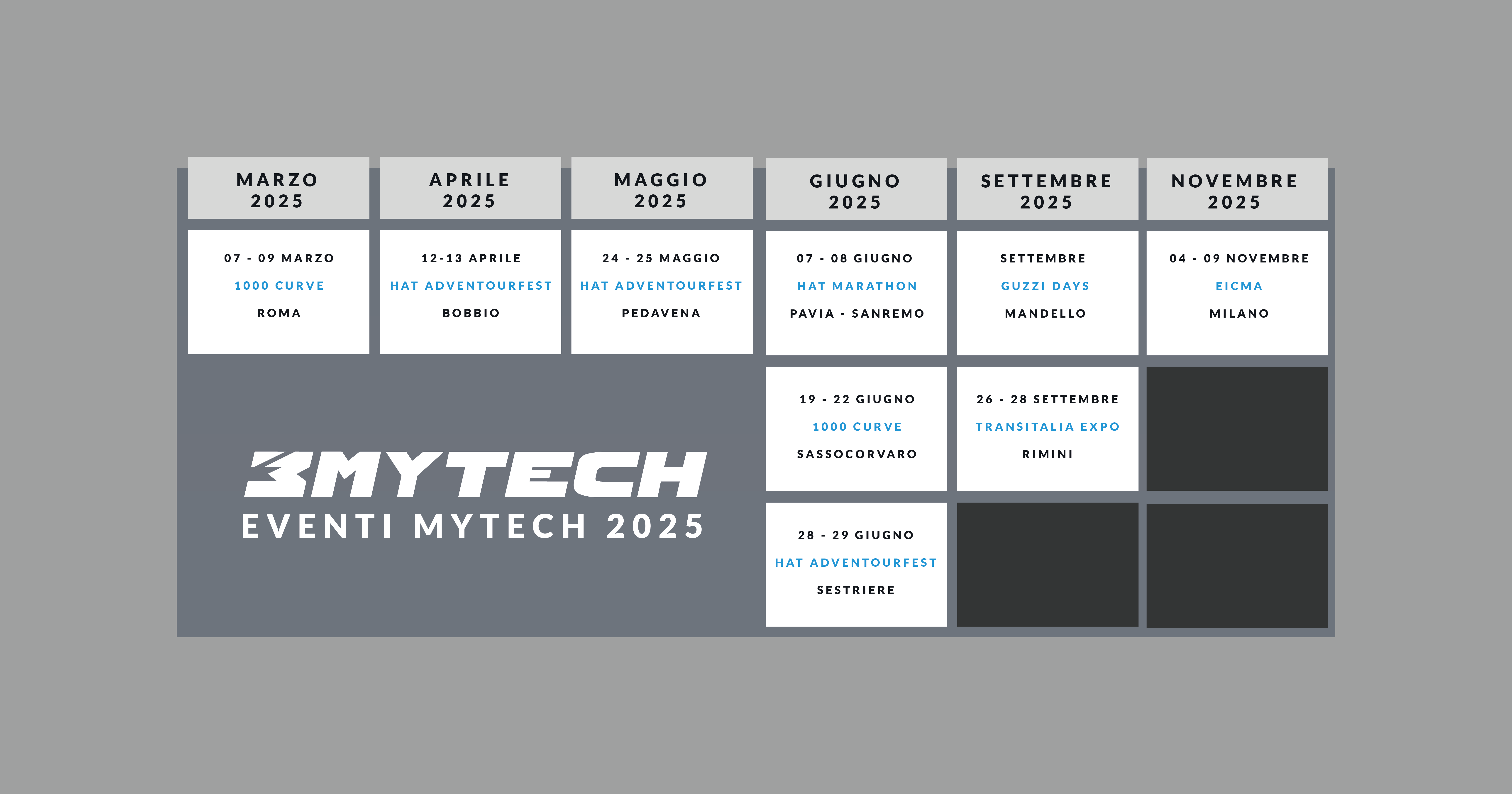 Eventi del mondo Moto Adventouring – Mytech 2025 – Mytech